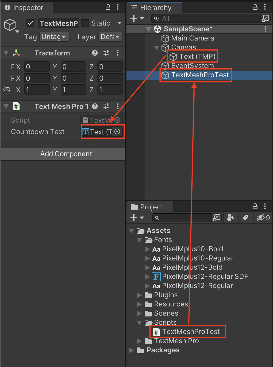 【Unity】TextMeshProの使い方まとめ | ふわっとわーるど